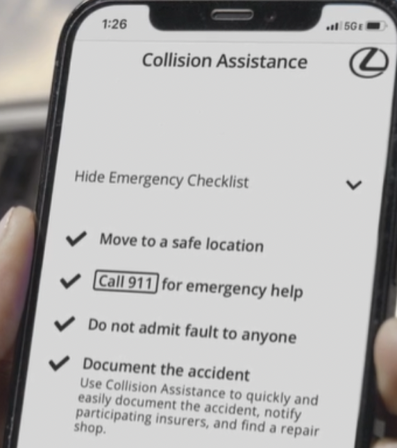Lexus Mobile Collision Assistance - Nylunds Collision